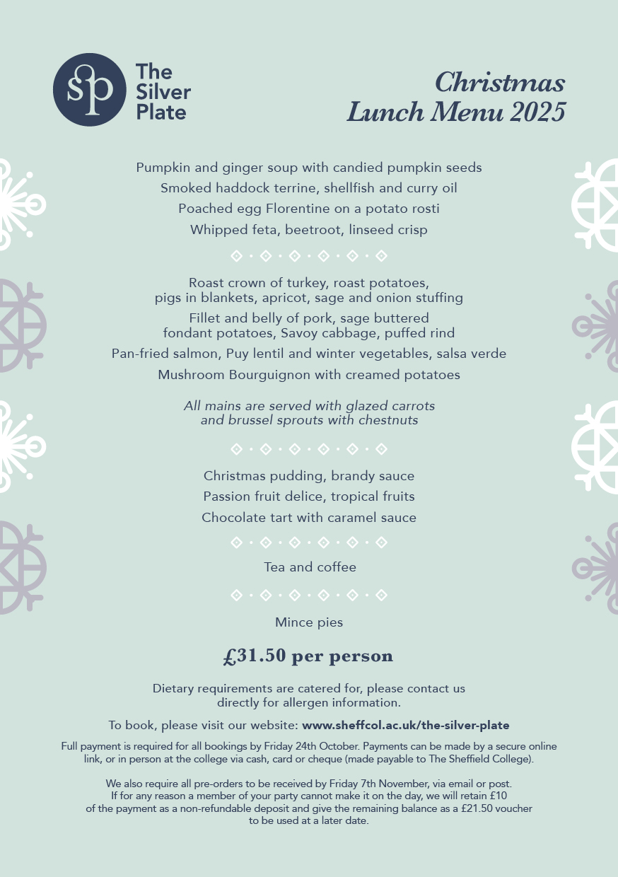 The Silver Plate || The Sheffield College